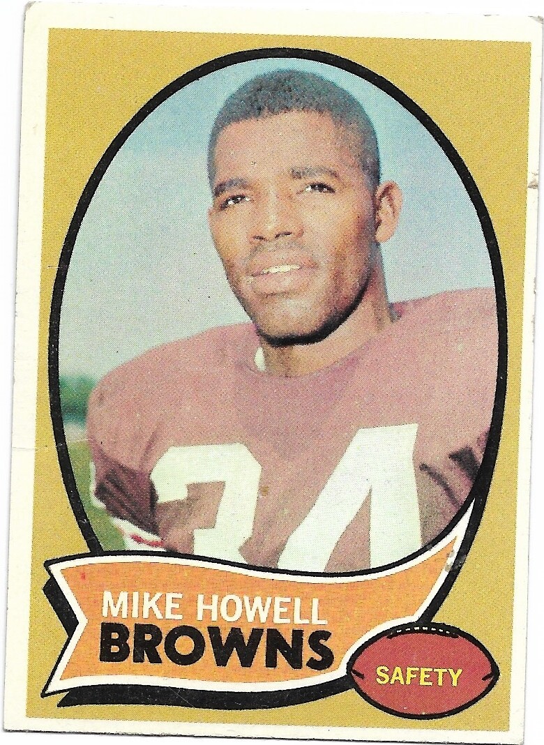 1970 Topps Mike Howell 91 Cleveland Browns Football | eBay