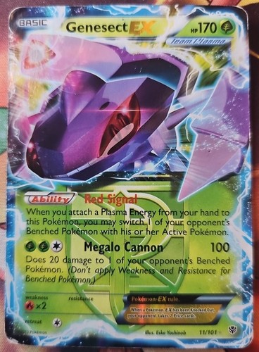 Pokémon TCG Genesect EX World Championship 2014 Singles 11/101 Holo ...