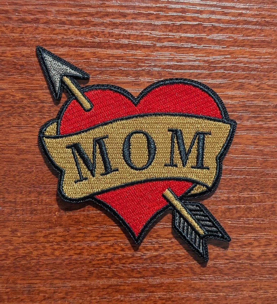 Heart Mom Tattoo Stencil
