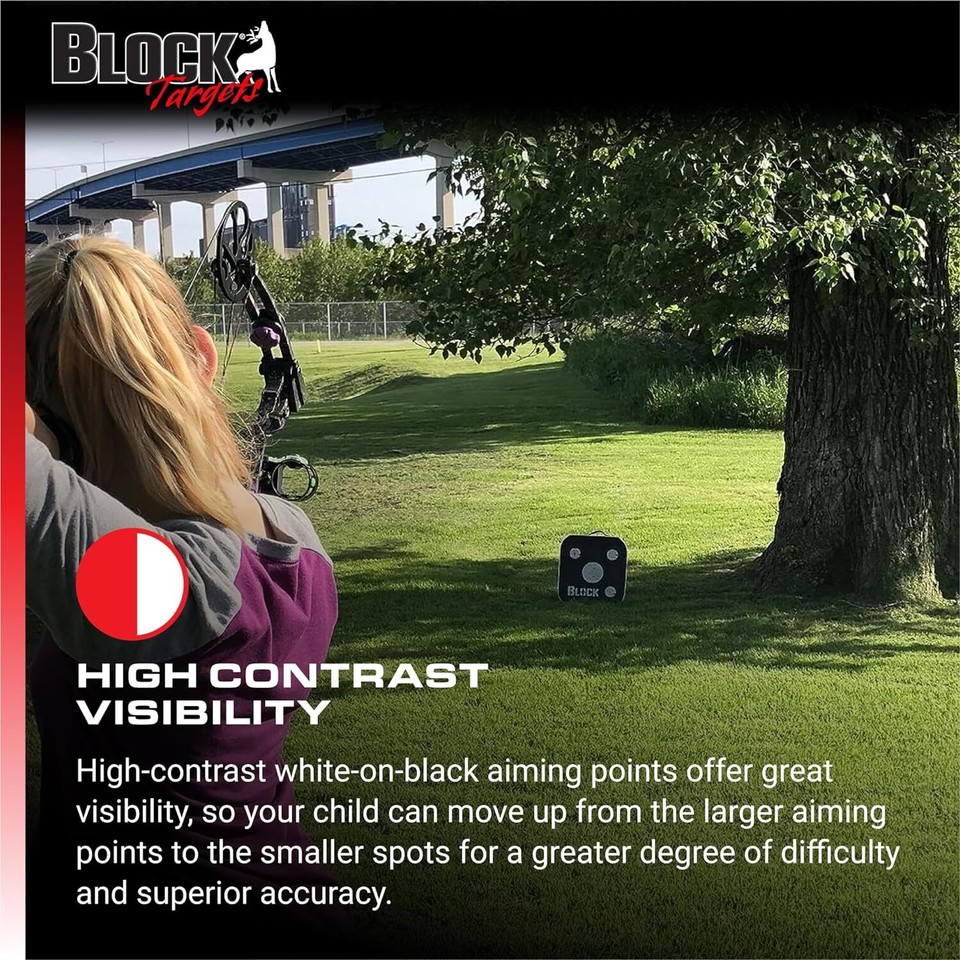 Archery Block Target Bow Hunting Arrow Field Shooting Practice Portable ...