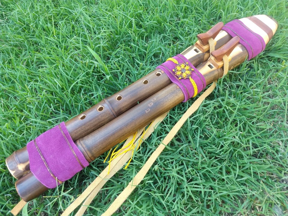Native American Double Drone Flute in G (Big) | eBay