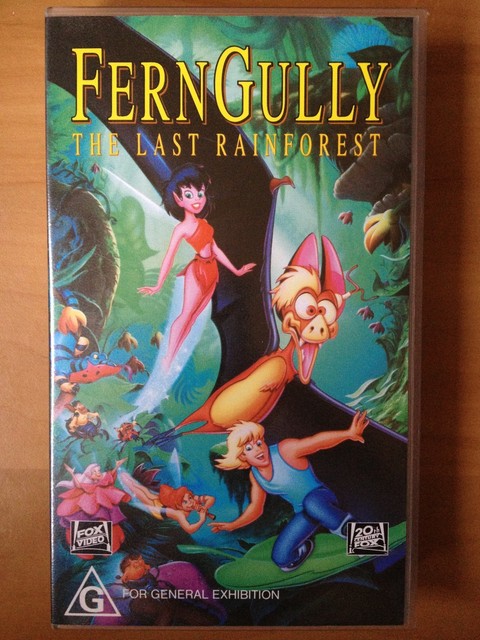 Ferngully The Last Rainforest 1992 VHS Video Tape 90s Kids Fairy ...