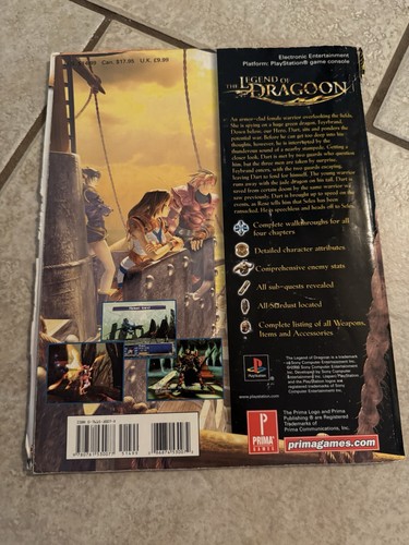 Legend of Dragoon [Prima] Strategy Guide | eBay