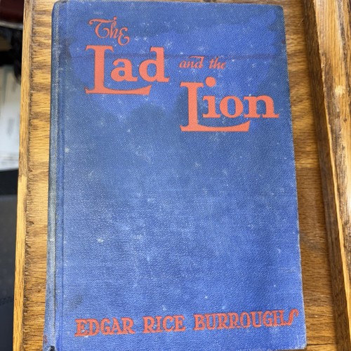 The Lad and the Lion, 1938, First Edition, Edgar Rice Burroughs ...