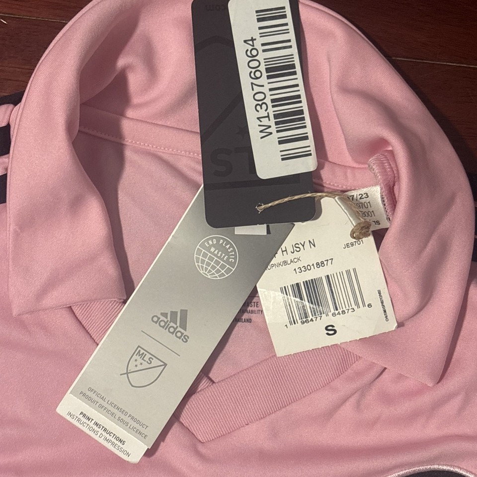 adidas Inter Miami CF Lionel Messi Collared Soccer Jersey Home Men’s ...