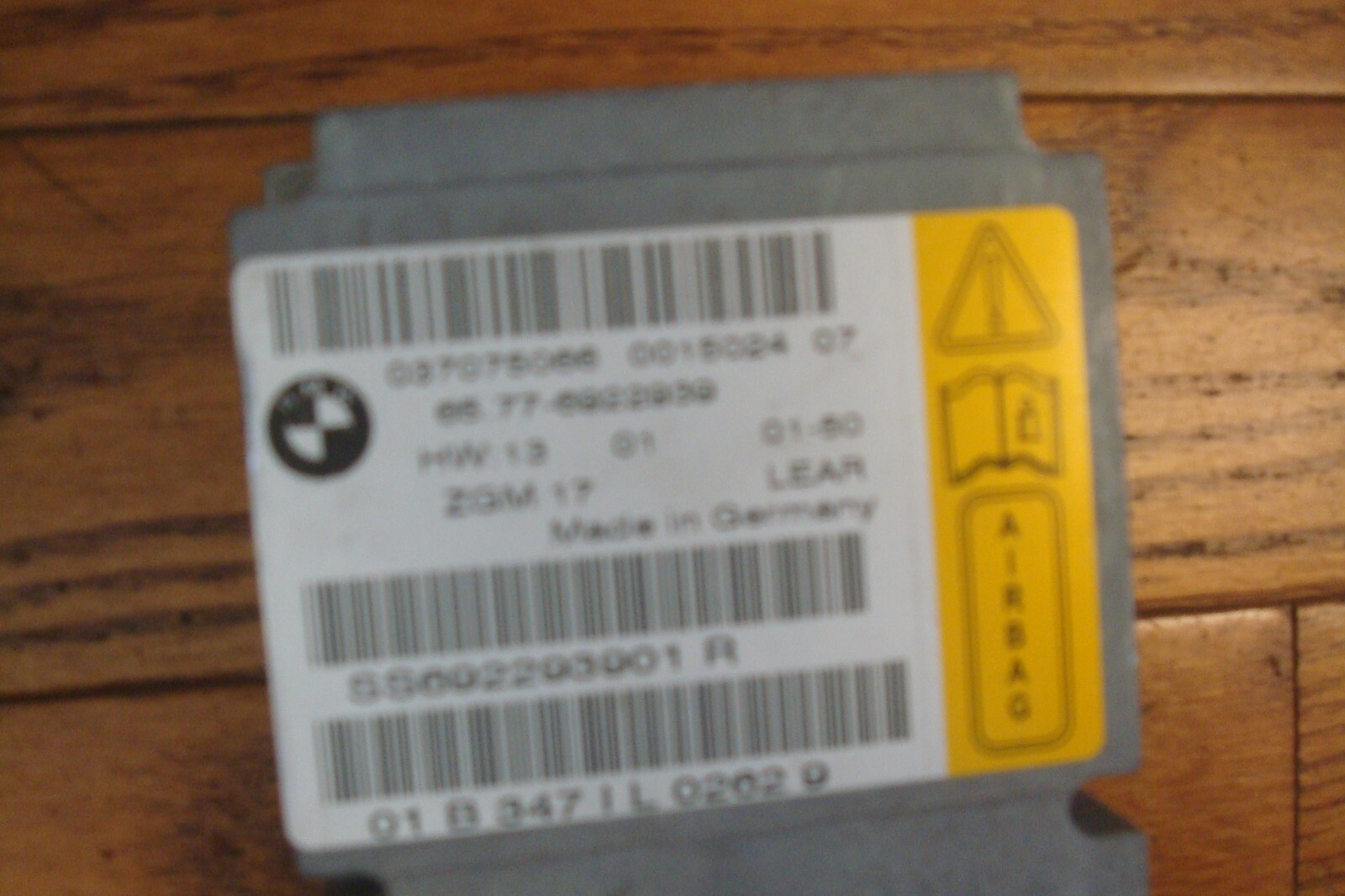 BMW E65 745Li 750 OEM Gateway SRS Control Module 65.776922939 | eBay