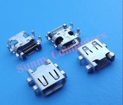 2x Micro HDMI Socket Port 19P Female Plug Connector Repair Replacement ...