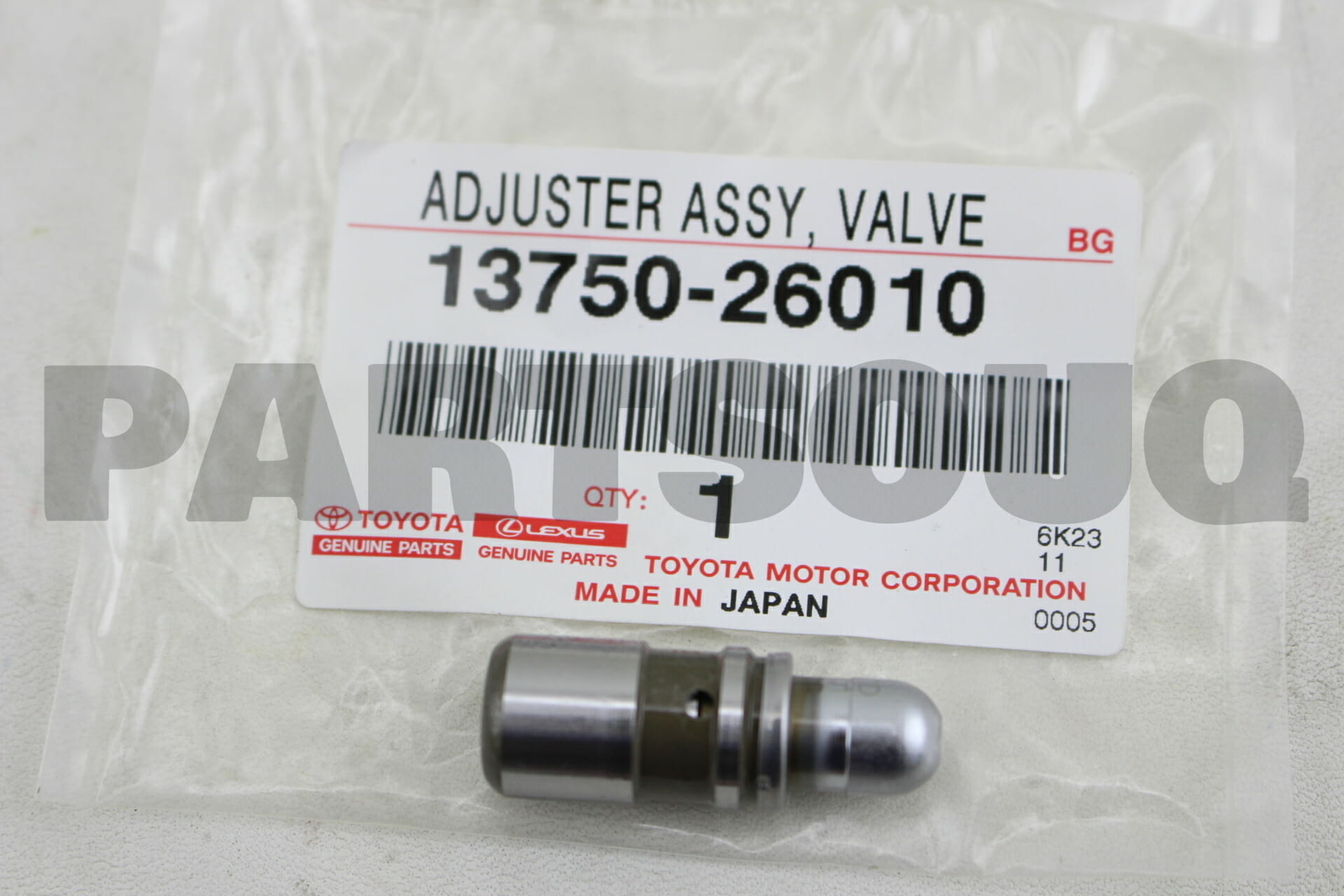 1375026010 Genuine Toyota ADJUSTER ASSY, VALVE LASH 13750-26010 | eBay
