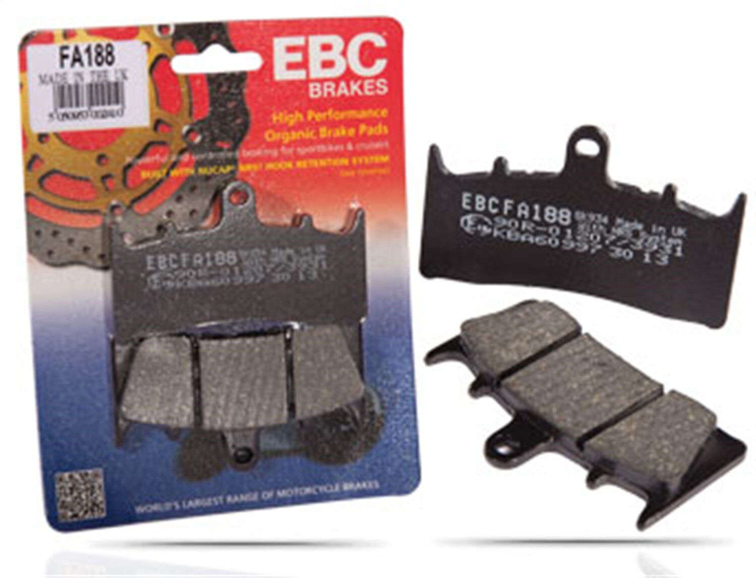 EBC Motorcycle Brakes FA254 Organic FA Series Pads 840655069225 | eBay