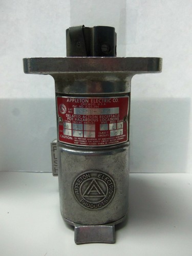 Nice Appleton CESR-3034 Hazardous Delayed Action Receptacle 3W 4P 3 ...