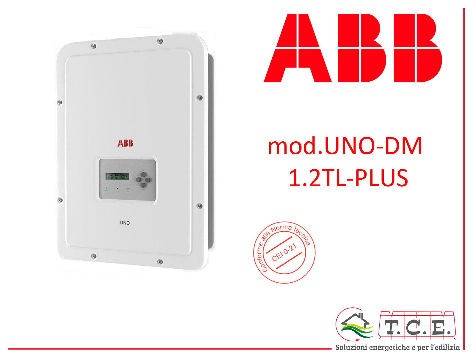 Inverter fotovoltaico ABB mod. UNO-DM-1.2-TL-PLUS-B - string inverter ...