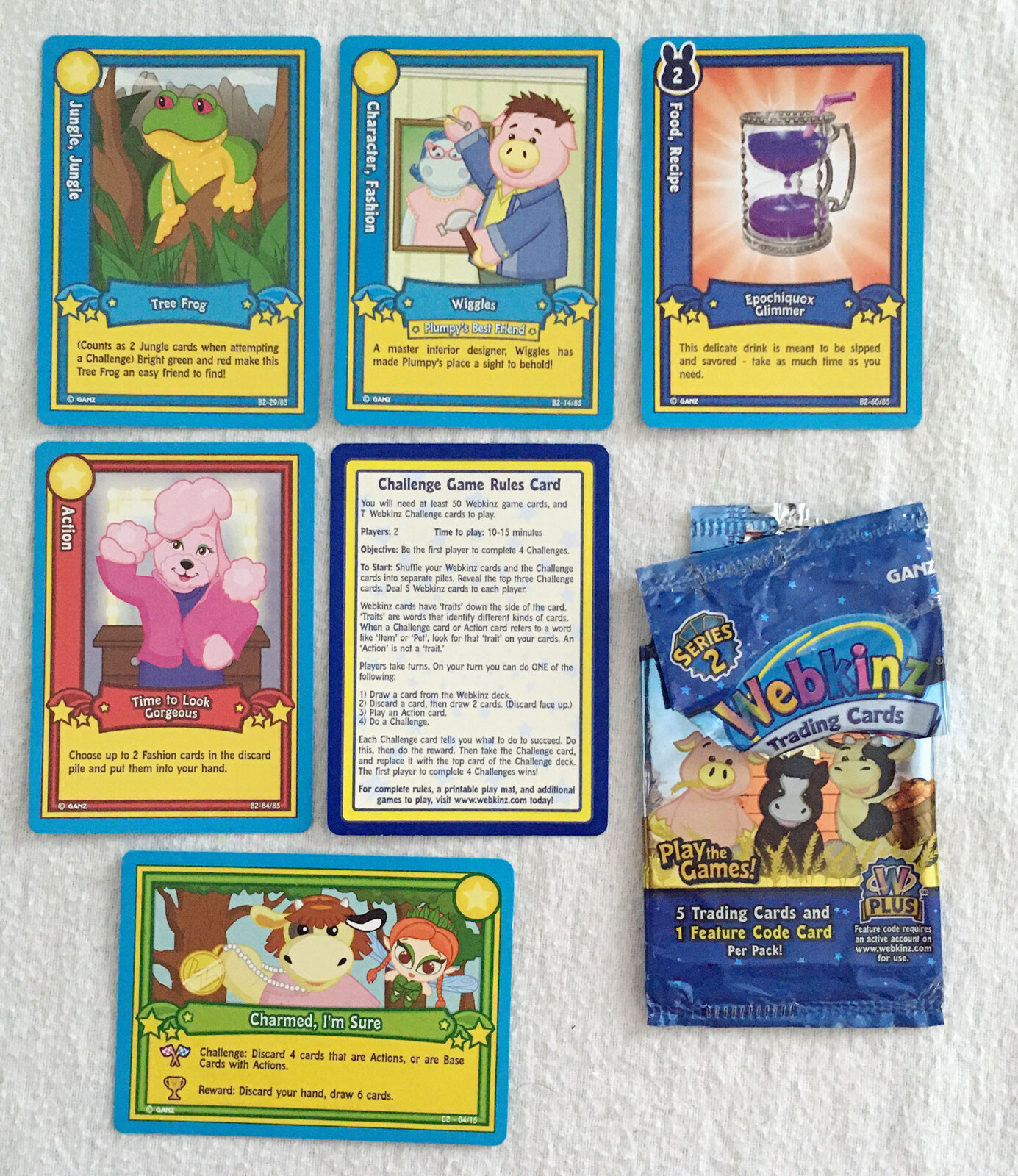 6 Webkinz Trading Cards, Series 2 OPEN PACK NEW | eBay