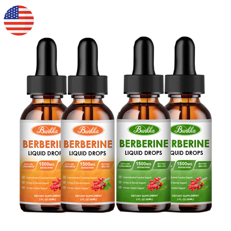 Berberine HCL Extract Liquid Drop with Ceylon Cinnamon for Heart Health ...