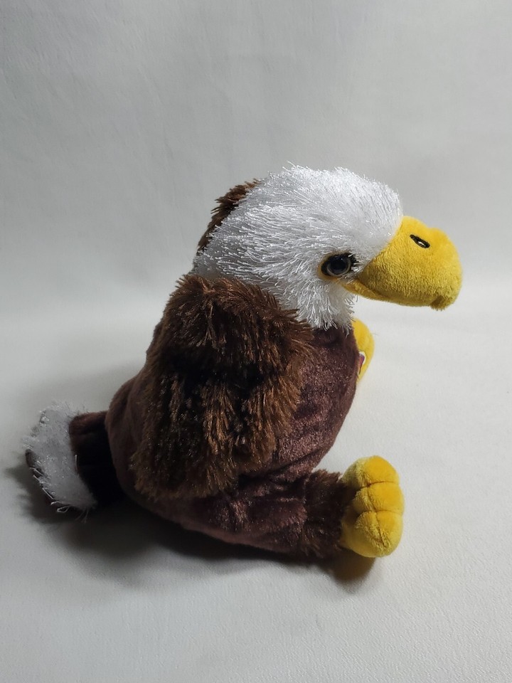 Webkinz GANZ 8” American Bald Eagle Plush Retired HM214 Stuffed Animal ...
