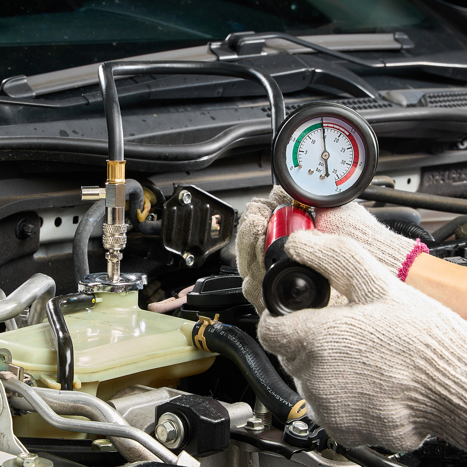 14pcs Car Cooling System Radiator Coolant Vacuum Pressure Pump Tester ...