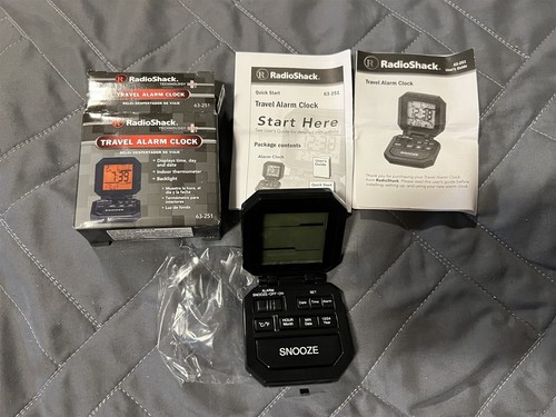 Radio shack travel alarm clock - fetrlinks