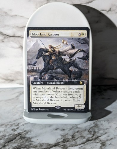 Moorland Rescuer | Human Knight | Midnight Hunt Commander | MTG MIC 045 ...