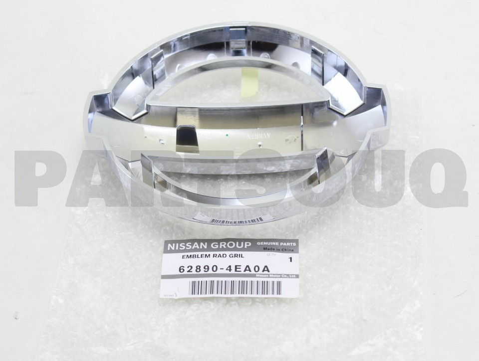 628904EA0A Genuine Nissan EMBLEM RAD GRIL 62890-4EA0A | eBay