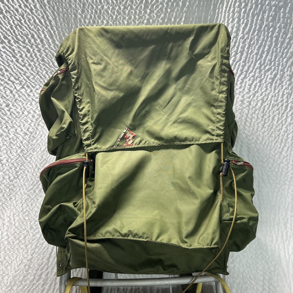 Vintage Kelty Mountain Master Backpack External Frame Green Yellow ...