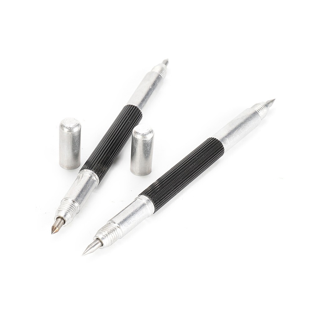 Double Ended Tungsten Carbide Scribing Pen Tip Steel Scriber Scribe ...