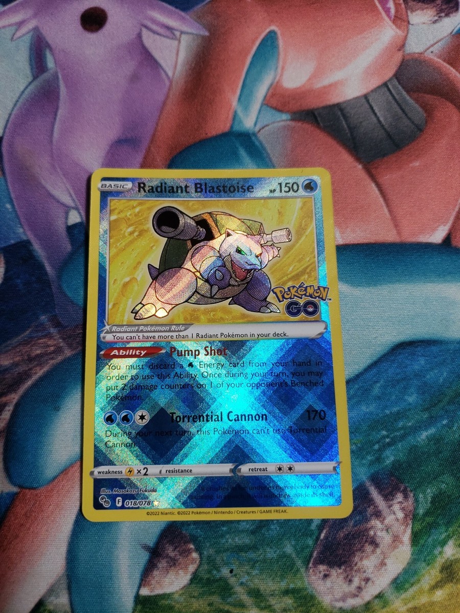 Blastoise Card English