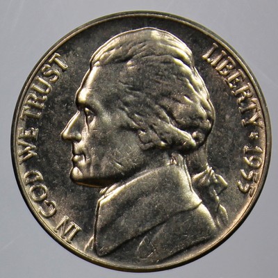 1955-P Full Step FS Gem BU Jefferson Nickel (SP) | eBay