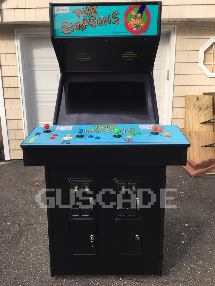 THE SIMPSONS Arcade Game Machine 4-Player OVR 1,100 Classics Brand NEW ...