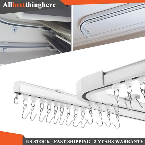 Flexible Curtain Ceiling Track Curved Ceiling Track for Curtains ...