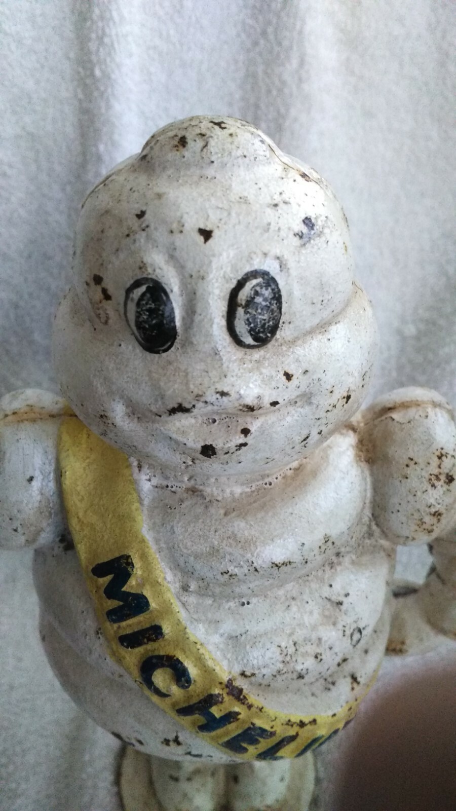 Vintage Cast Iron Michelin Tire Man Detroit 9" Tall Statue | eBay