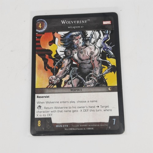 2008 VS System Marvel Universe Wolverine #MUN-279 02v3 | eBay