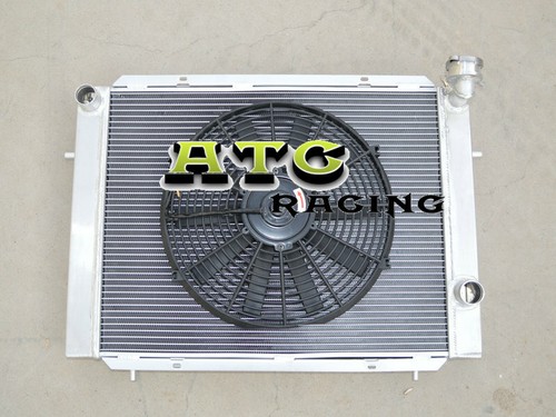 3 core Aluminum Radiator+Fan for HOLDEN COMMODORE VB VC VH VK V8 1979 ...