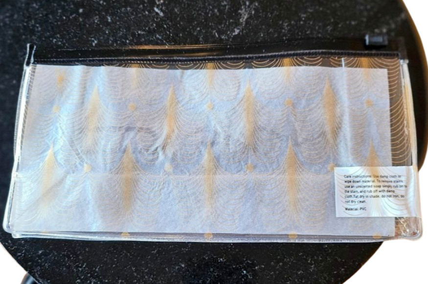 MAC Cosmetic BAG (Brand New) CLEAR Slide Closure TRAVEL POUCH ...