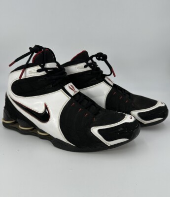 Nike SHOX VC Vince Carter Black White Red Basketball Shoes Mens Sz 12 ...