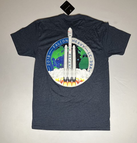 NWT SpaceX x Falcon Heavy 2018 Inaugural Launch T Shirt Tee - Men’s ...