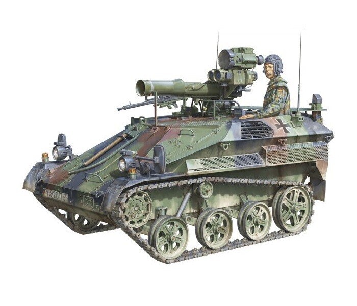 1/16 Scale German Wiesel A1 TOW Armored Fighting Vehicle Assembly Kit ...