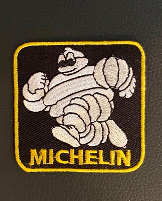 Embroidered Patch - Michelin Man - Michelin Tires - NEW - Iron-on/Sew ...