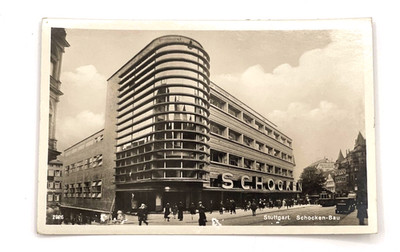 Stuttgart Germany Schocken Department Store RPPC Bauhaus Architecture ...
