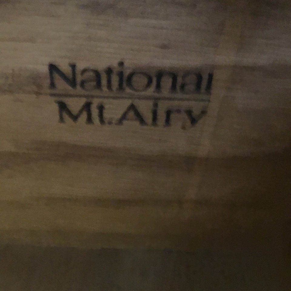 Oak Secretary National Mount Airy Brand Roll Top Desk | eBay