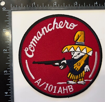 US Army OIF OEF A/101 AHB Aviation Comanchero Patch | eBay