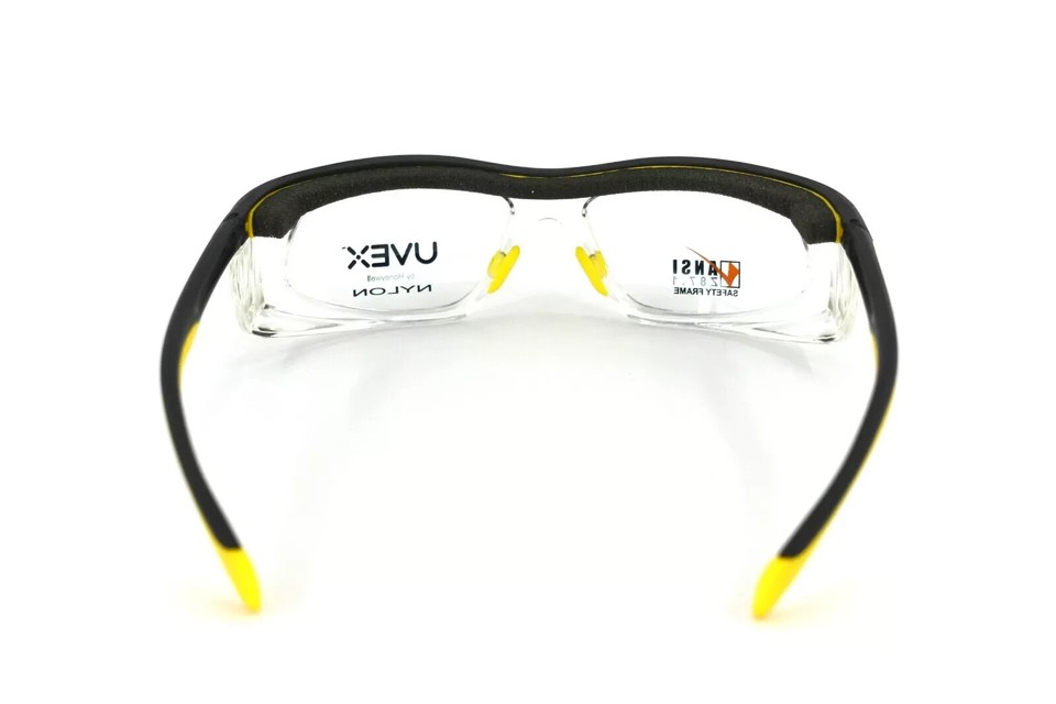 UVEX BY HONEYWELL NYLON SW06 SAFTY TITMUS EYGLASSES GOGGLE FRAME BLACK ...