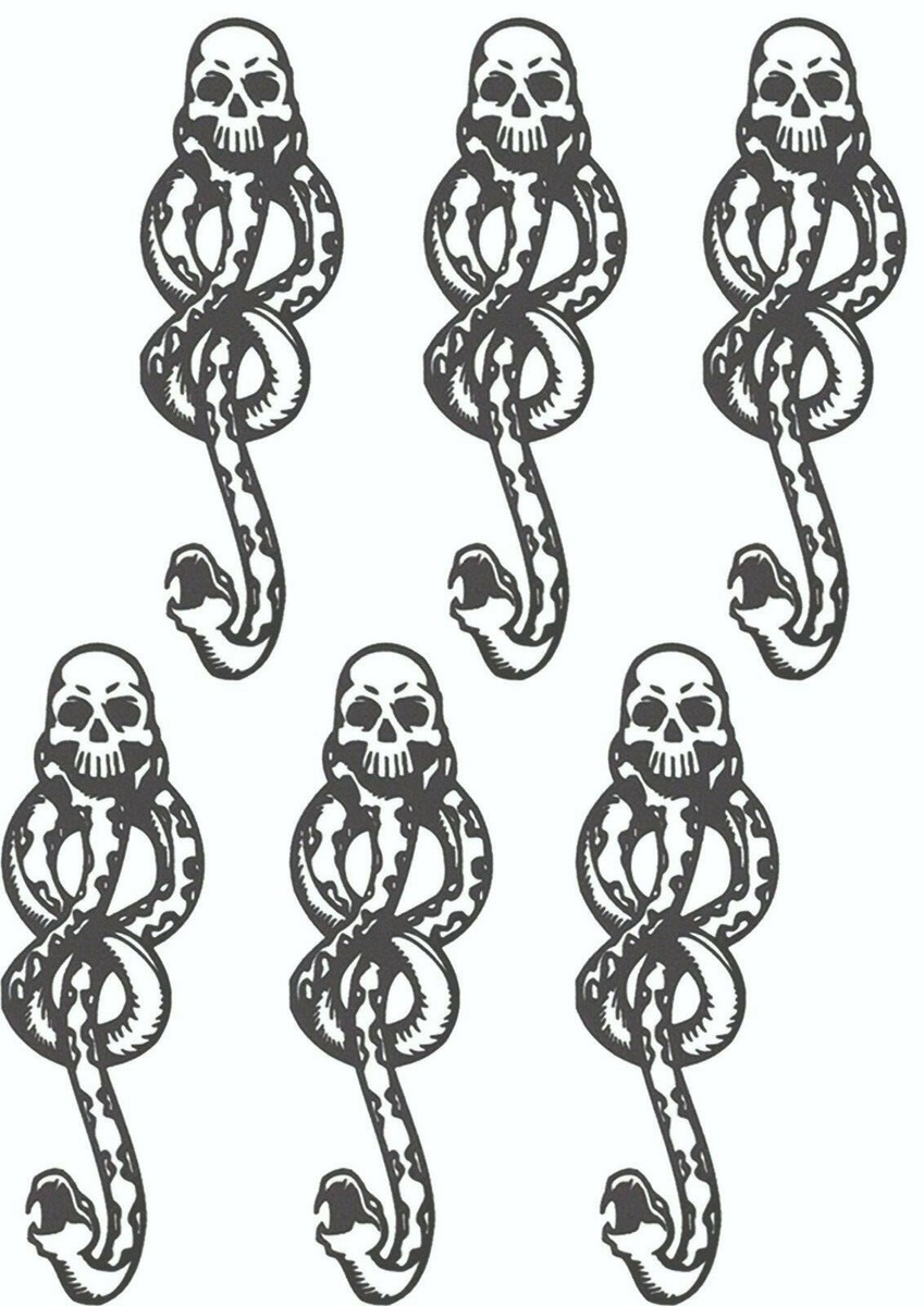 Dark Mark Tattoo Stencil