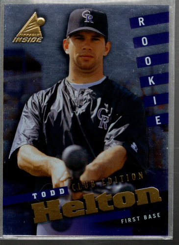 B5285- 1998 Pinnacle Inside Equipe Édition #126 Todd Helton - Nm-Mt | eBay