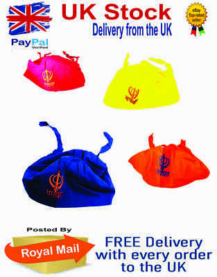 Sikh Punjabi Turban Patka Khanda Printed Patka | eBay UK