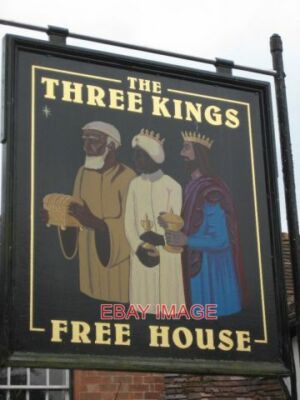 PHOTO THE THREE KINGS INN SIGN 2015 | eBay UK