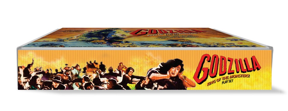 Marx "Godzilla" Play Set Box OR Marx "The Valley of Gwangi" Play Set ...