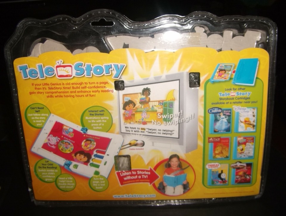 Tele Story Interactive Story Book System & large Cartridge lot BRAND ...