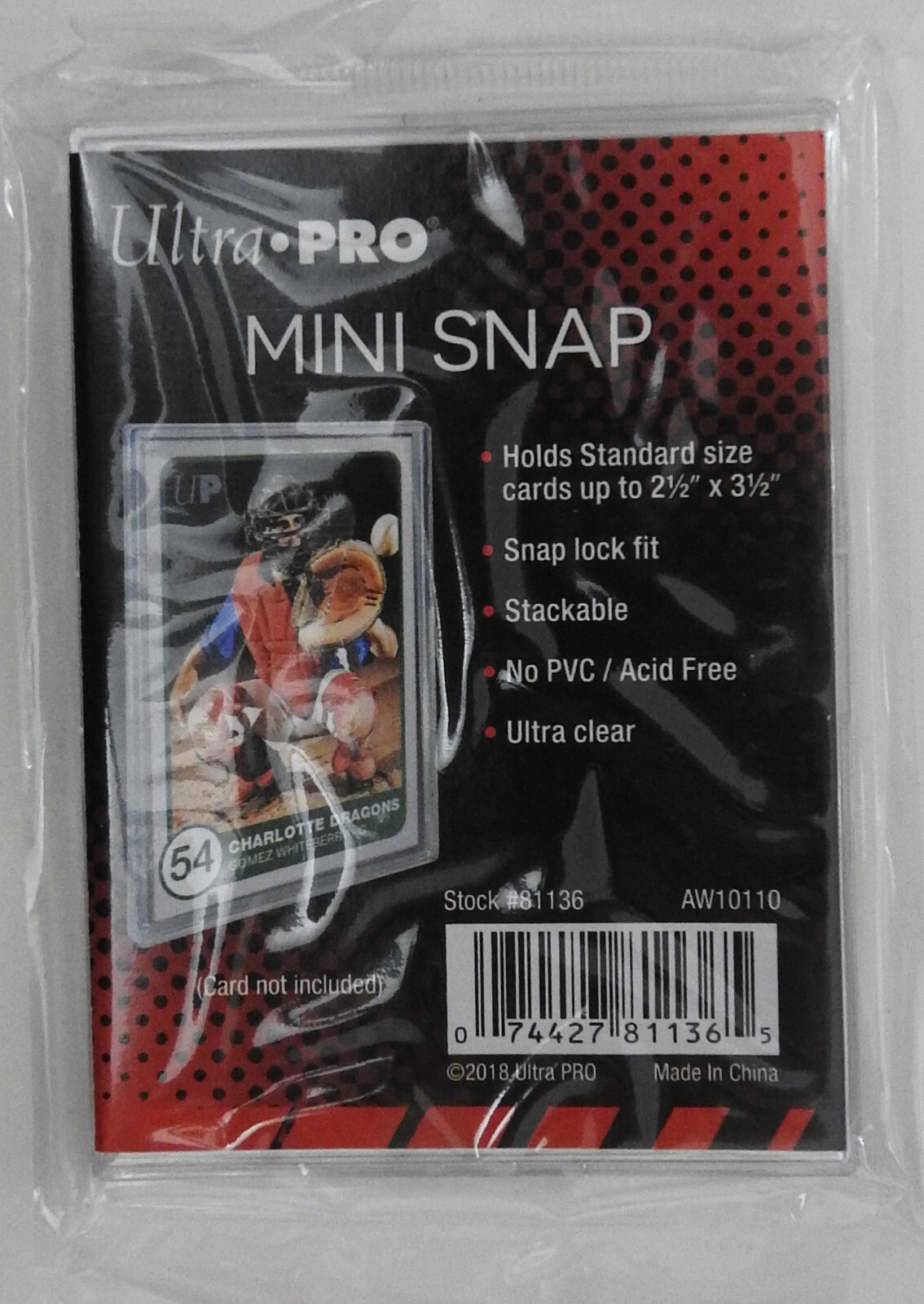 ULTRA PRO - MINI SNAP CARD HOLDER(X5) - NEW/SEALED - FREE UK P&P | eBay UK