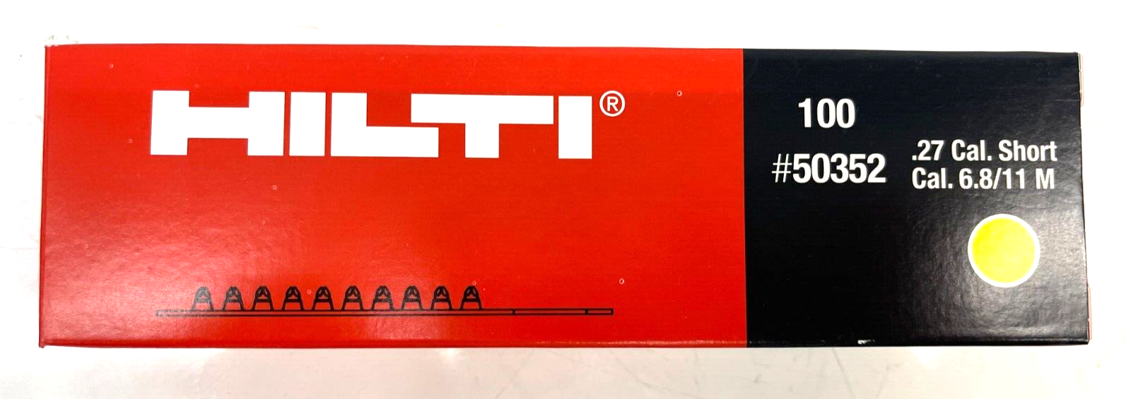 Hilti 50352 6,8/11 DX Cartridge - Yellow, Pack of 100 for sale online ...