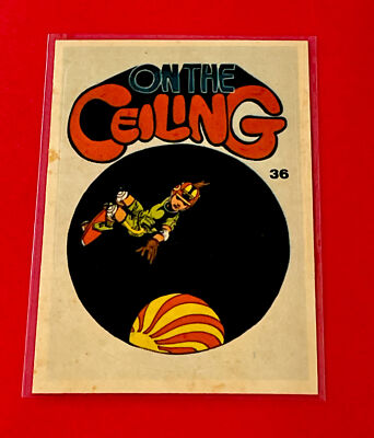 1978 Donruss All-Pro Skateboard Sticker On The Ceiling Steve Shipp #36 ...