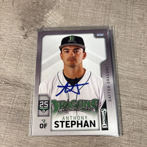 Anthony Stephan signed 2025 Dayton Dragons Team Set Card | eBay